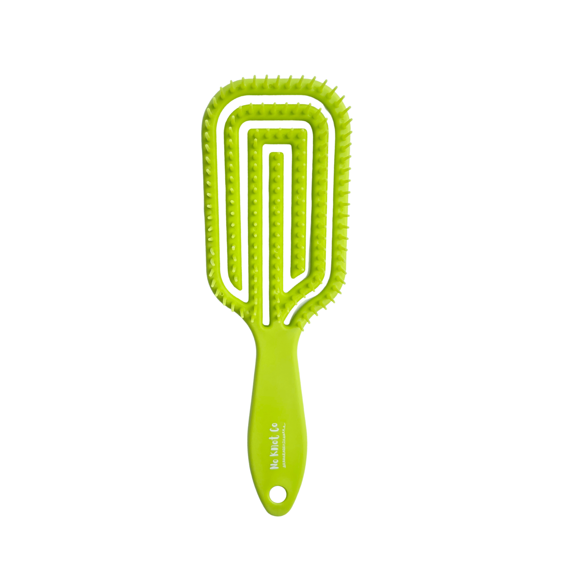 Paddle Detangler (Lime) – NoKnotCo